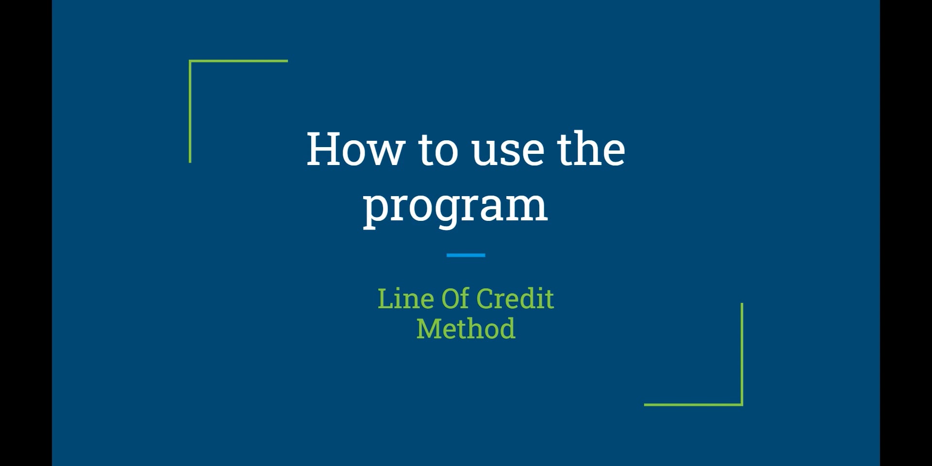 How to LOC (Draft) on Vimeo