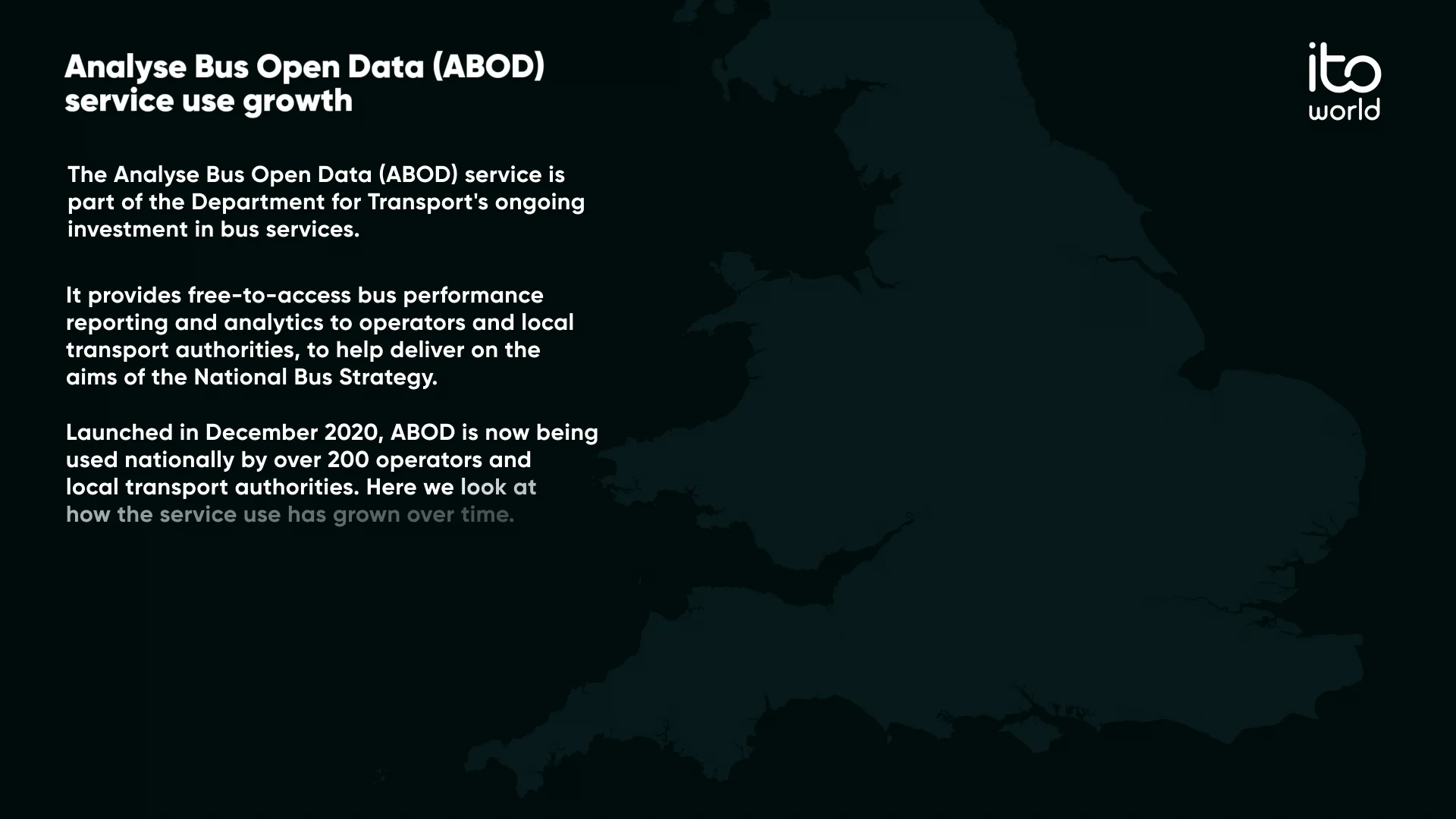 Analyse Bus Open Data (ABOD) service use growth on Vimeo
