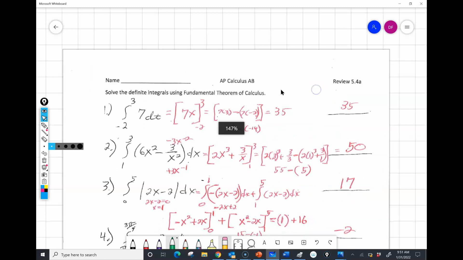 AP CALC 5.4A REV BEFORE QUIZ on Vimeo