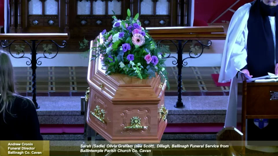 Sarah (Sadie) Olivia Graham (née Scott), Dillagh, Ballinagh Funeral ...