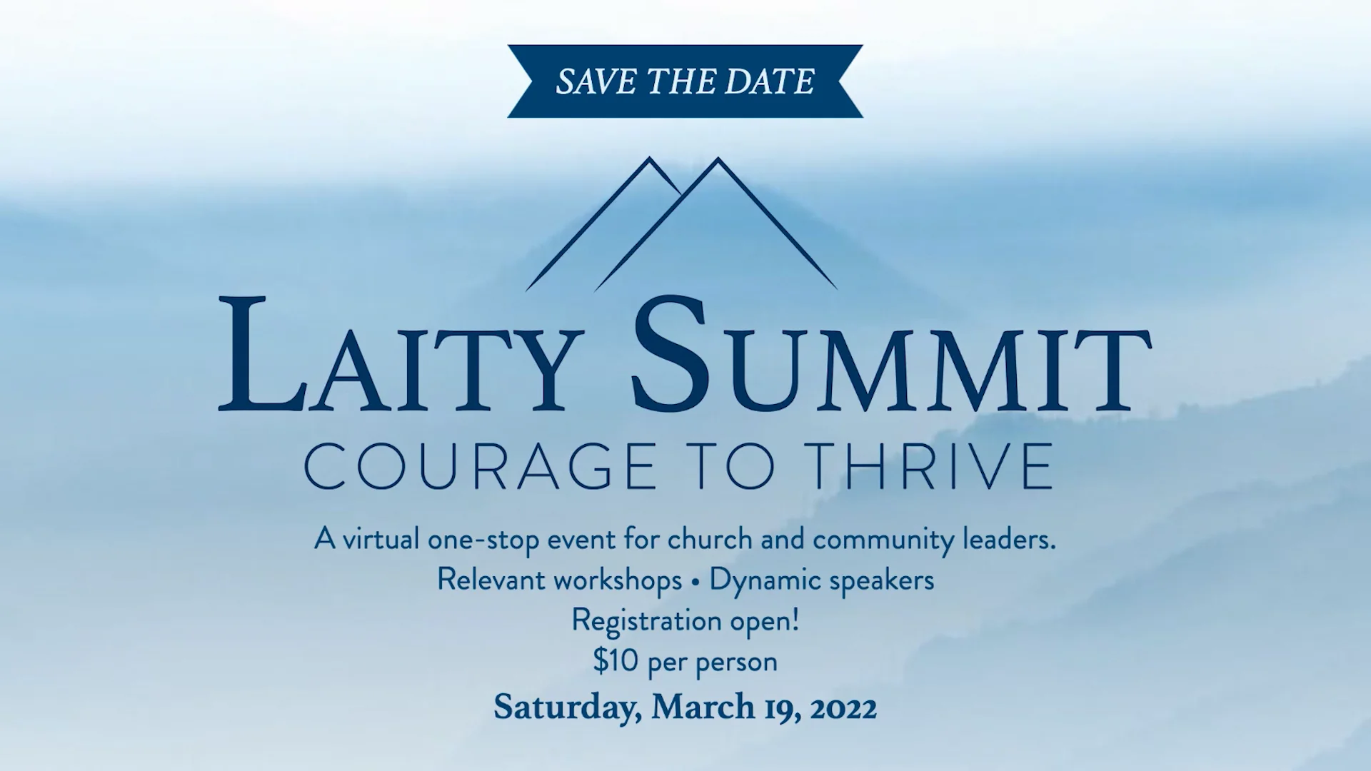 2022 LAITY SUMMIT - WELCOME MESSAGE.mp4 on Vimeo