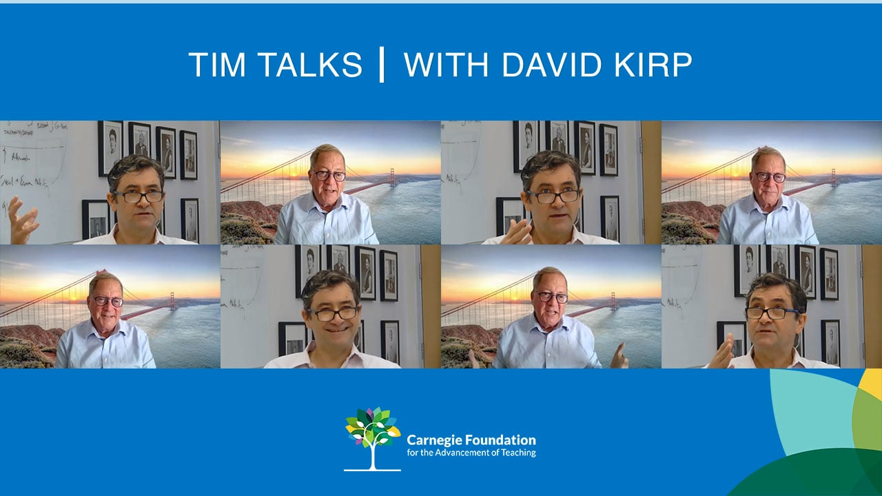 Tim Talks With David Kirp on Vimeo