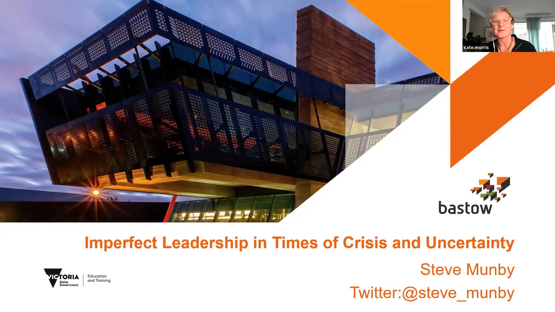 Steve Munby on Imperfect Leadership on Vimeo