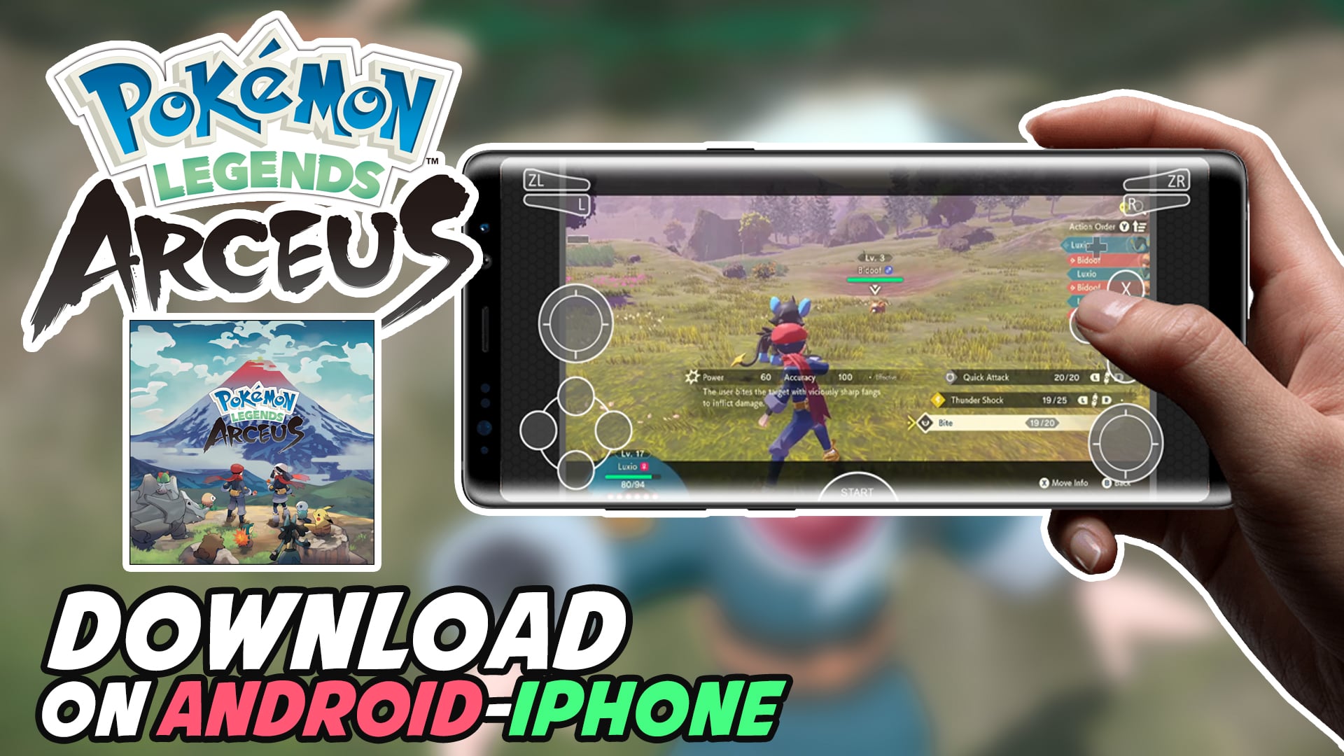 Working Pokemon Legends Arceus Download (IOS I Android I PC) Mobile APK ...