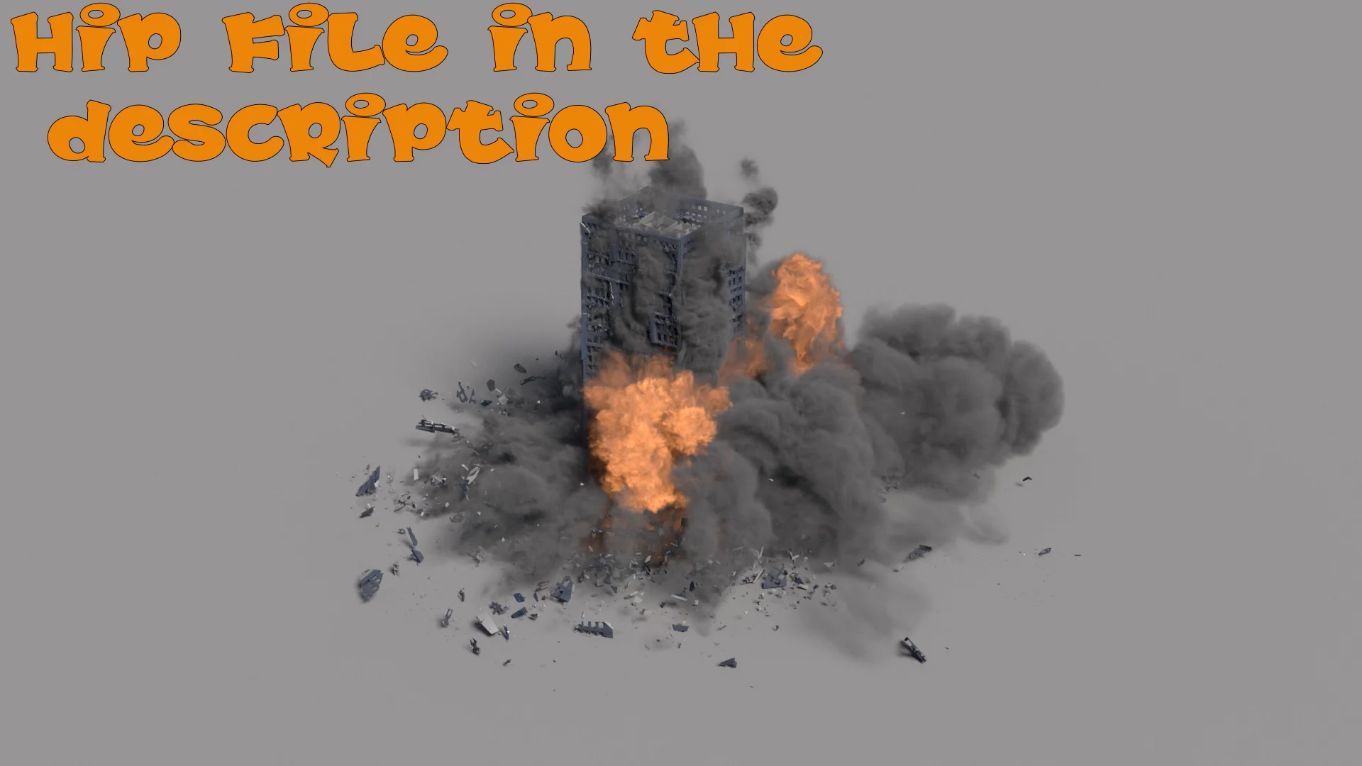 Houdini RBD tower destruction ( smoke , pyro, explosion) on Vimeo
