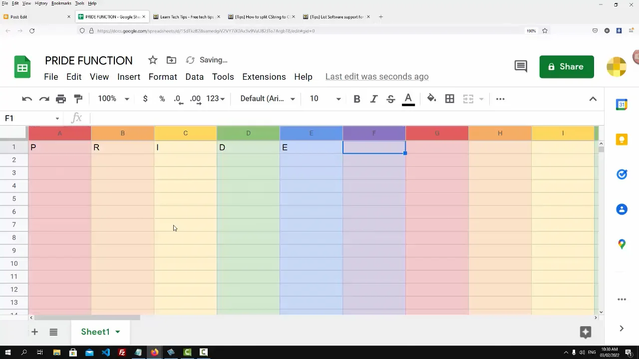 Combo PRIDE, SEQUENCE - Turn your dull spreadsheet into a rainbow and ...
