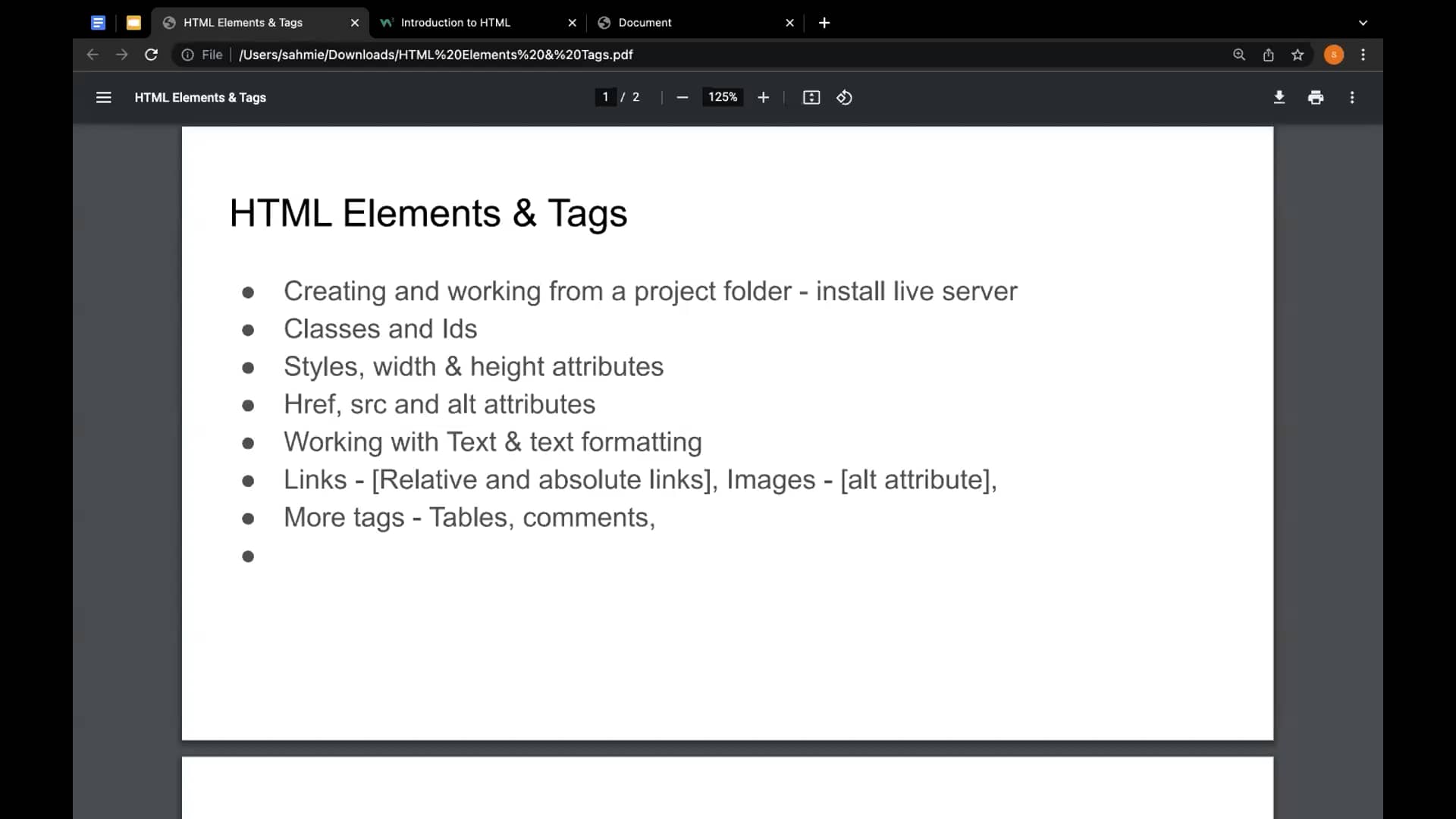 Introduction to Programming (HTML & CSS) Day 3.mp4 on Vimeo