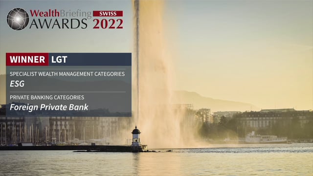 LGT Excels For Foreign Private Bank, ESG Work