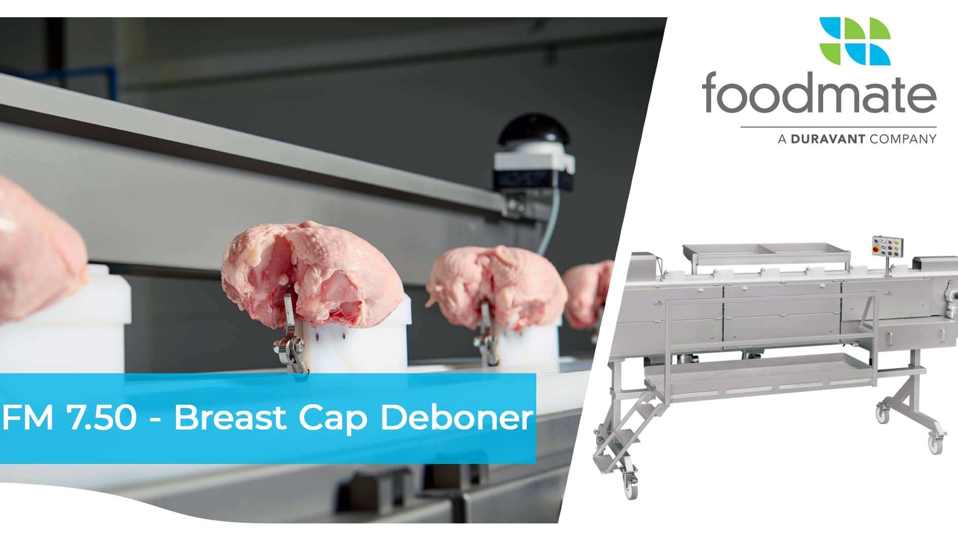 FM 7.50 Breast Cap Deboner | Foodmate on Vimeo
