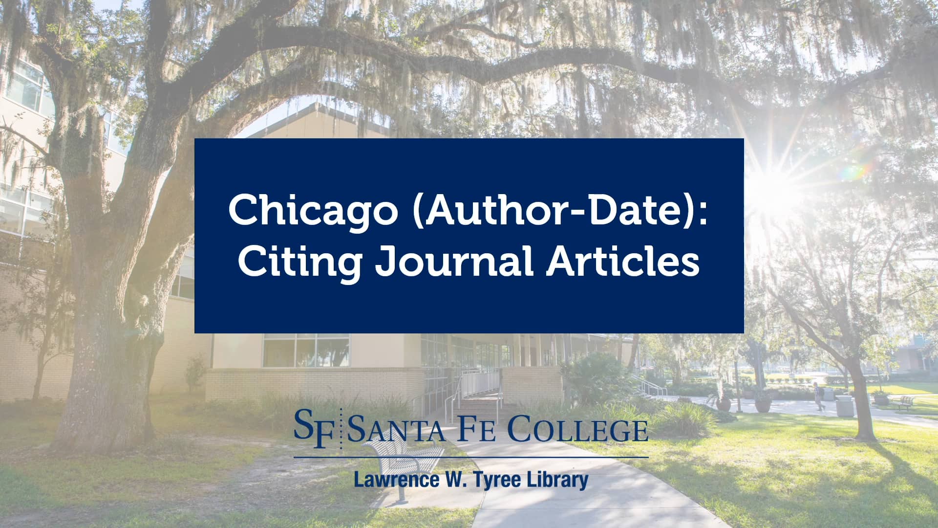 Chicago Author-Date: Citing Journal Articles on Vimeo