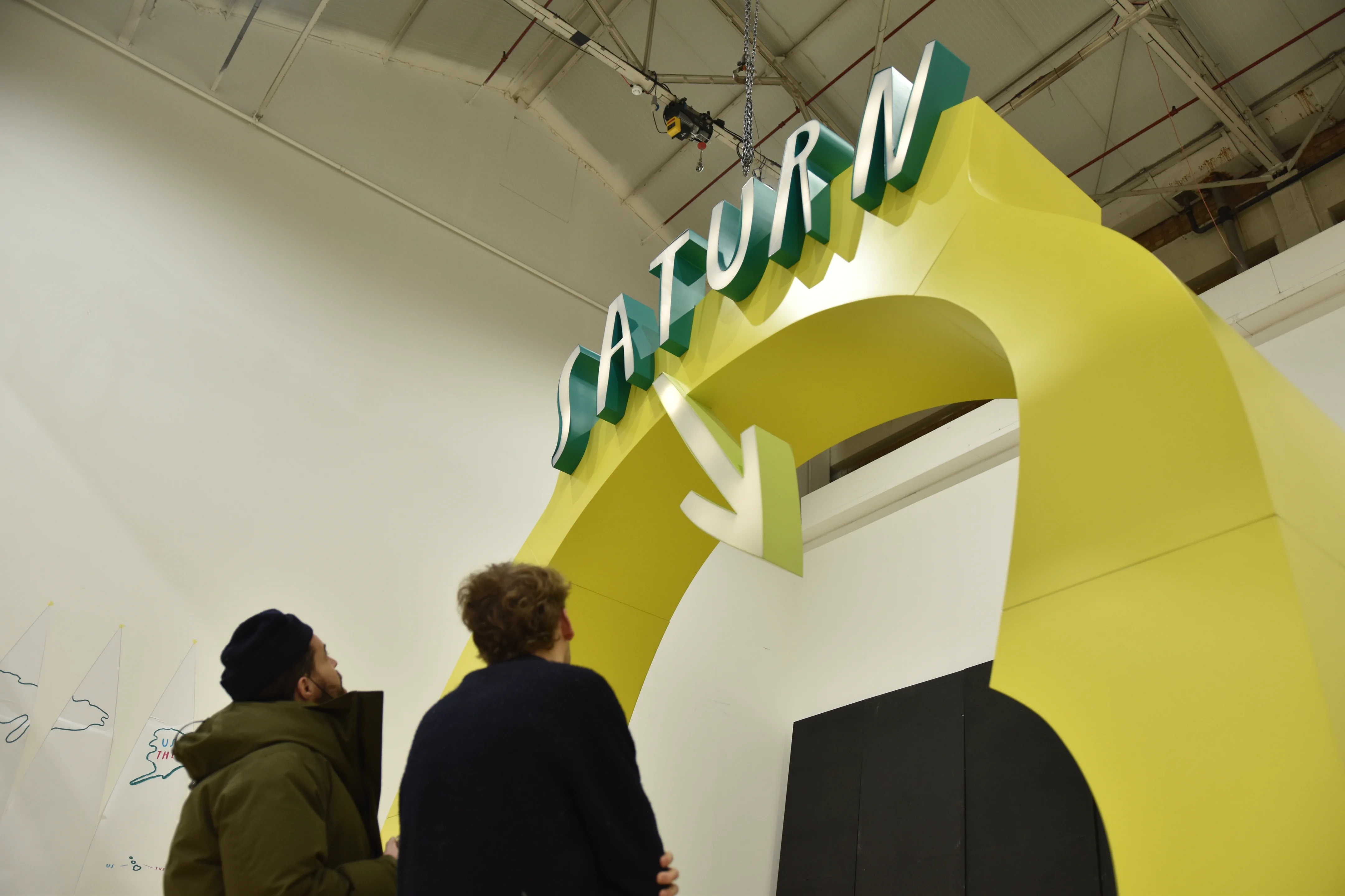 Oliver Jeffers @ MDM Props - "Saturn" Unveiling | Our Place in Space on ...