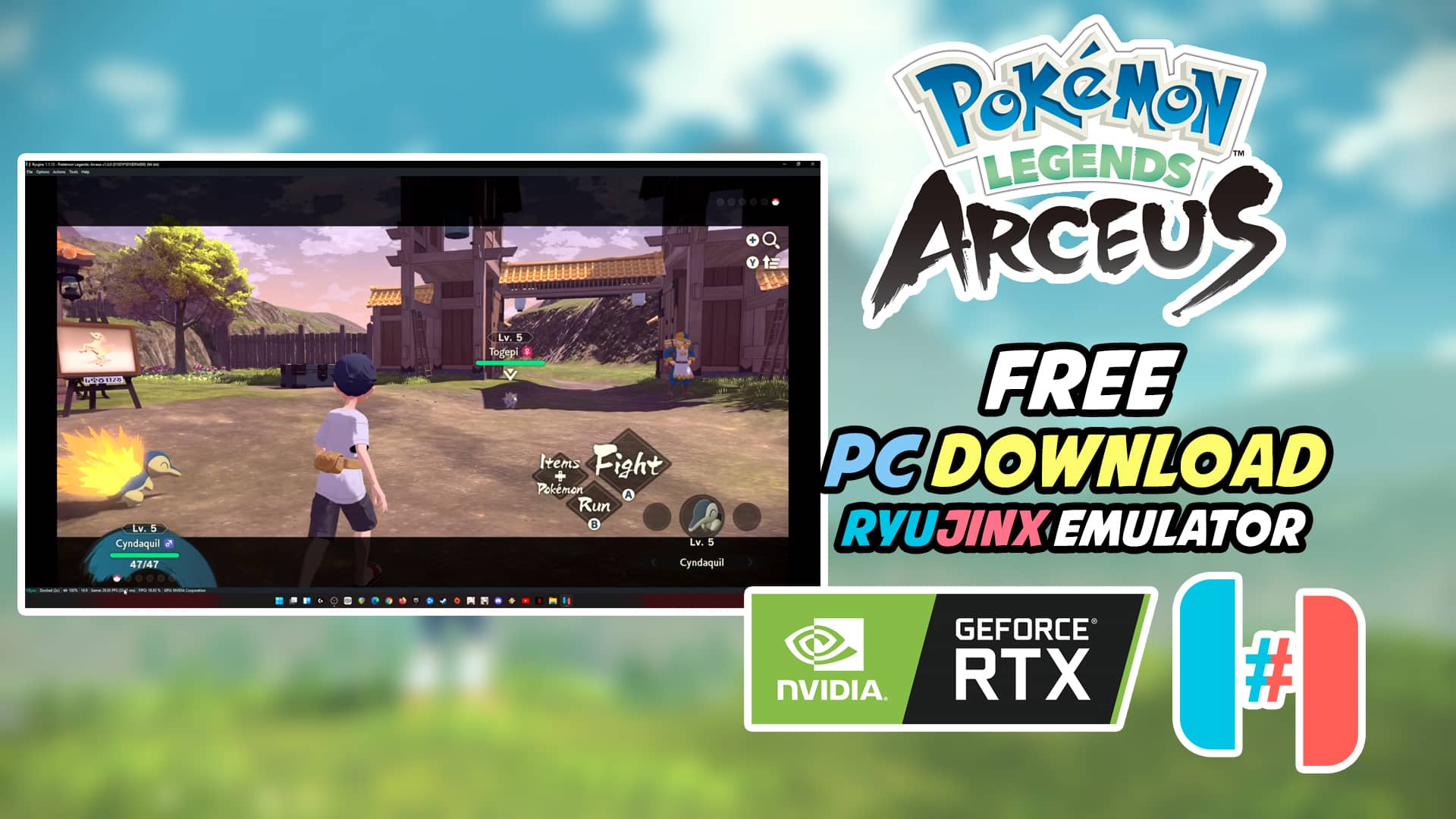 POKEMON LEGENDS ARCEUS FREE DOWNLOAD + RYUJINX EMULATOR on Vimeo