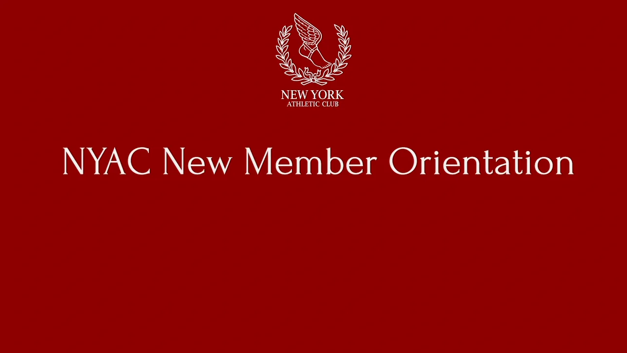 NYAC New Member Orientation Title Card v1.mp4 on Vimeo