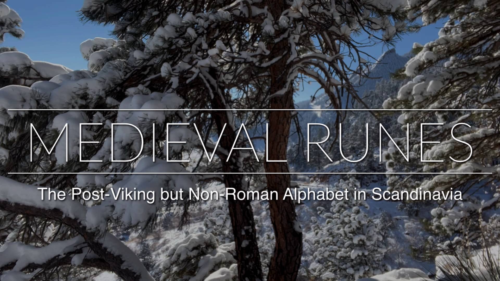 Medieval Runes on Vimeo