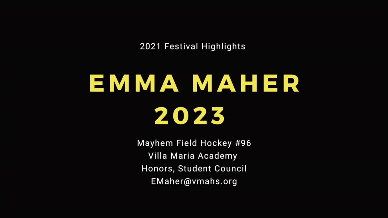 Emma Maher (2023) Festival Highlights 2021 on Vimeo