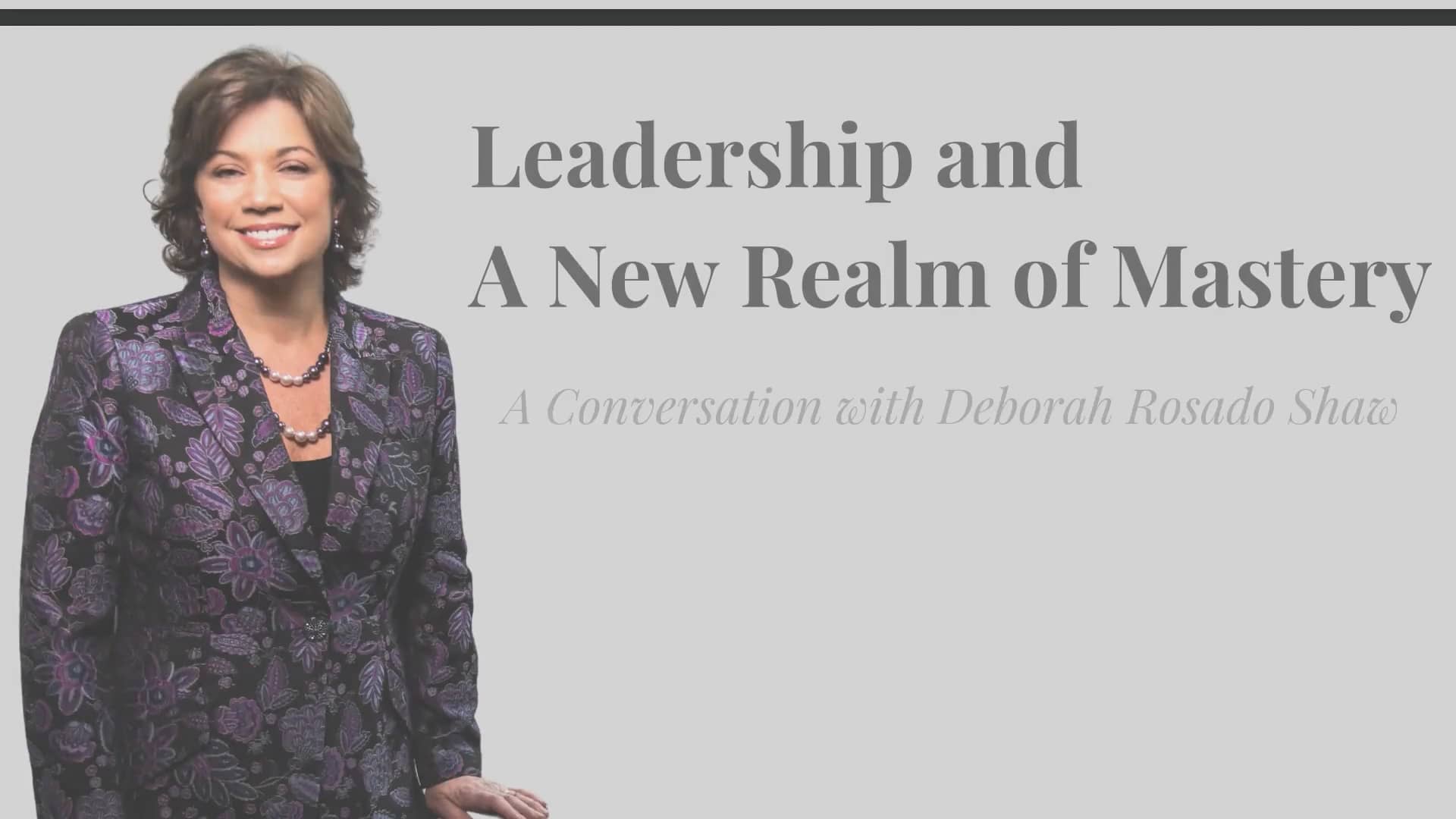 Deb Shaw Full Interview on Vimeo