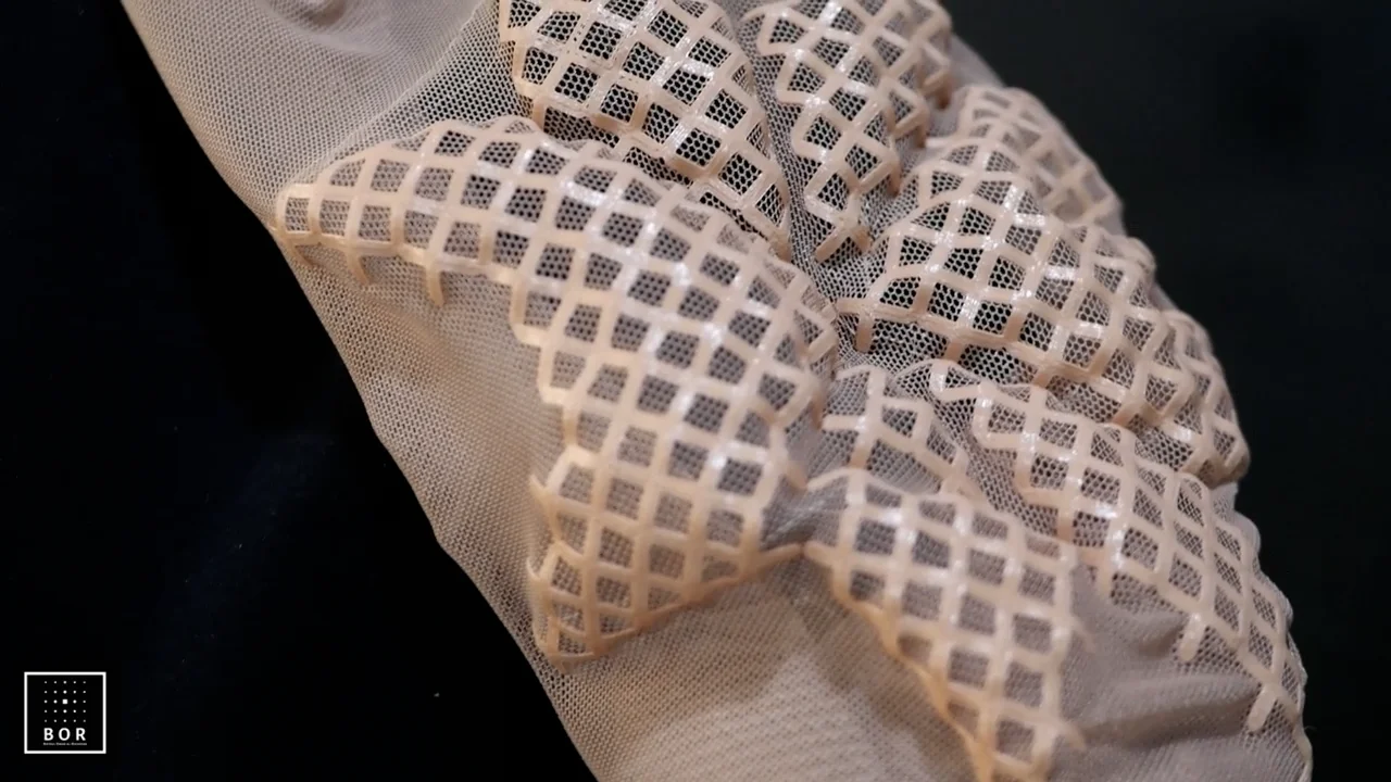4D Printing? puff textile effect
