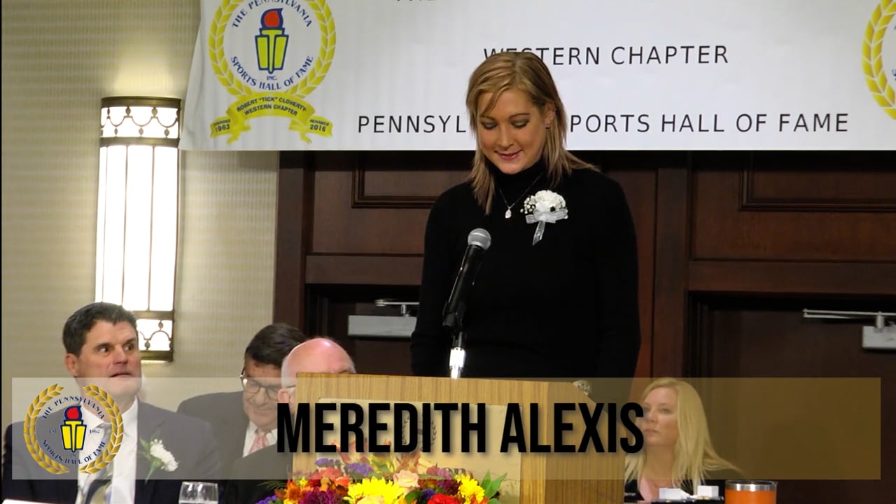 Meredith Alexis Hall of Fame Induction Speech on Vimeo