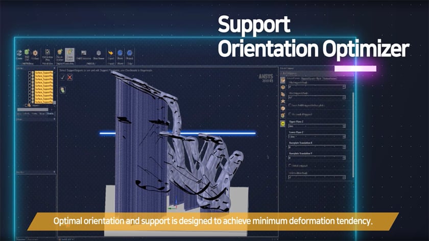 Additive Manufacturing Printing | Ansys Additive Prep 3D