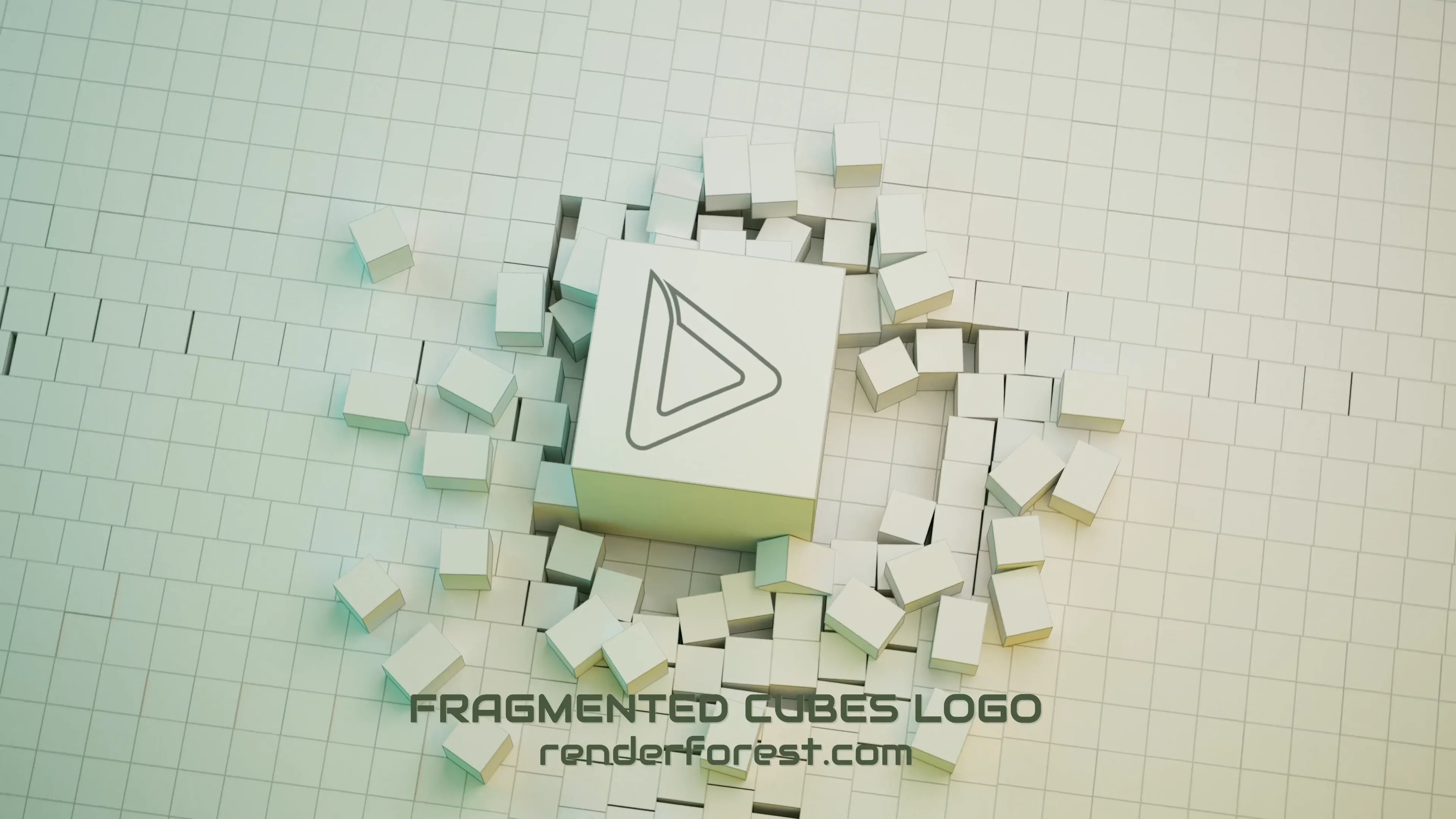 Fragmented Cubes Logo ( Widescreen Version ) on Vimeo