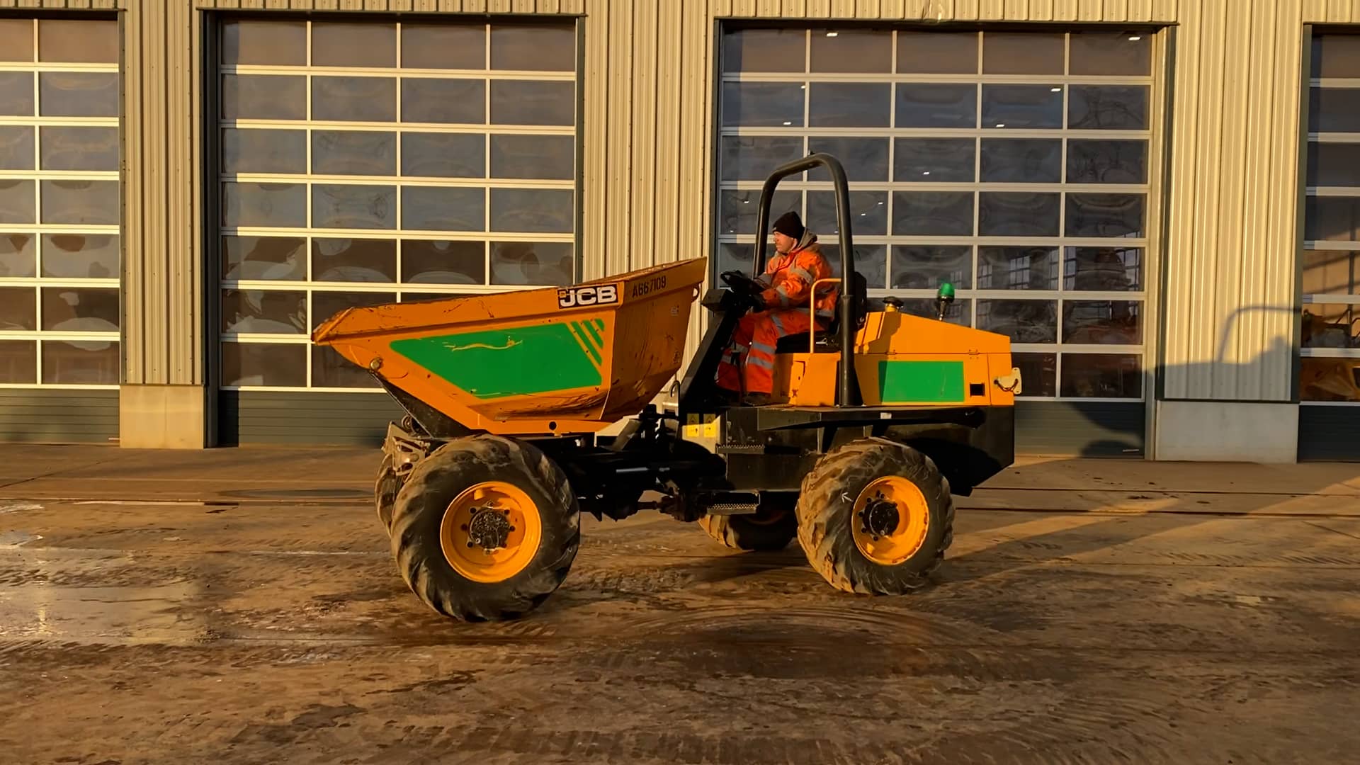 2015 JCB 6TST 6 Ton Swivel Skip Dumper- Leeds March 22 on Vimeo