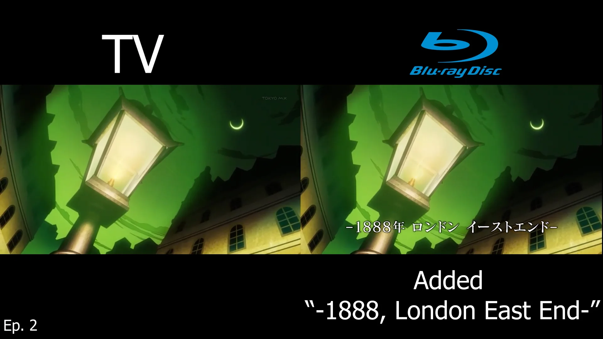 JJBA-Part 1 Ep 2 TV vs Blu ray [FULL VERSION] on Vimeo