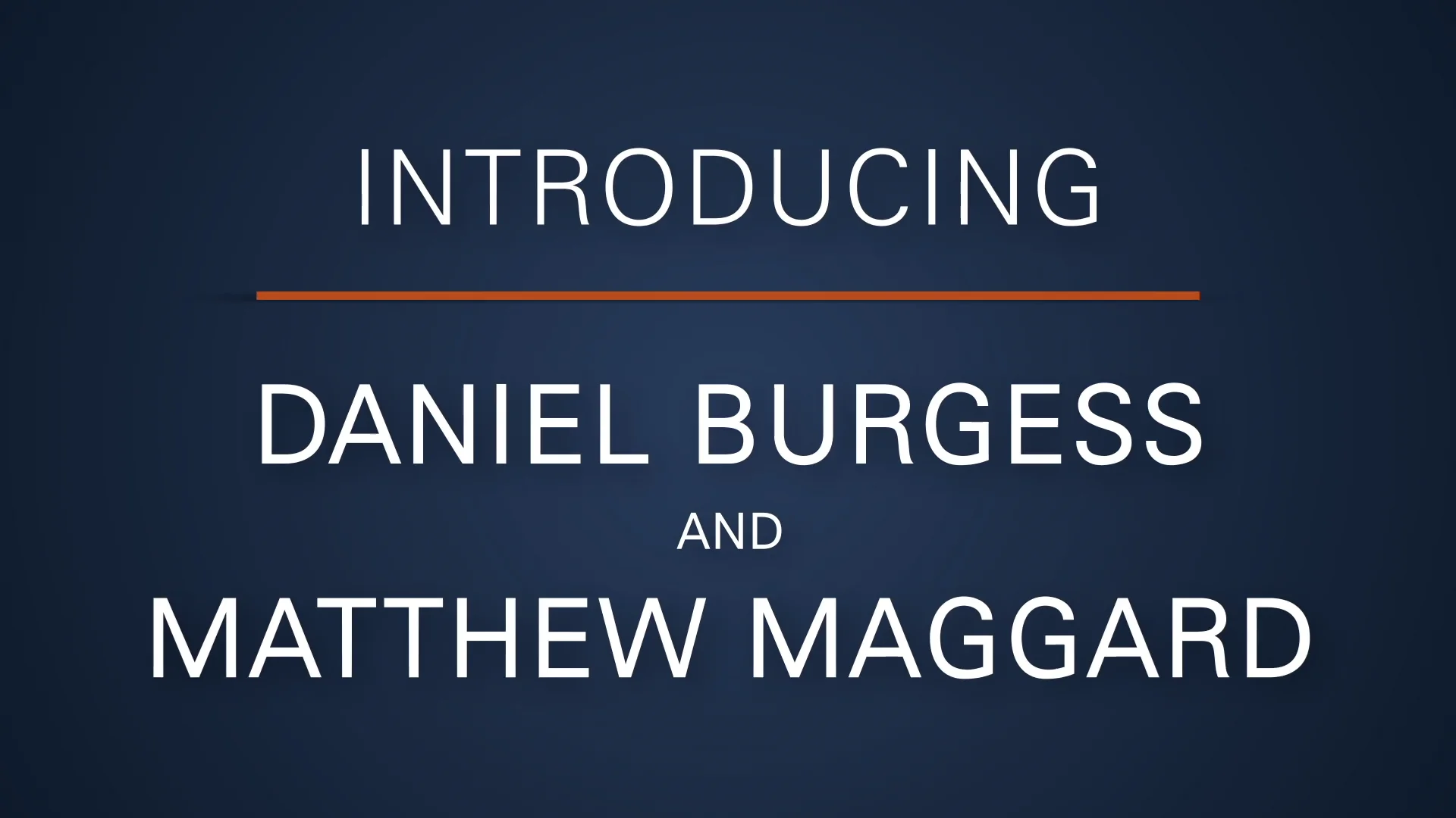 Shumaker Welcomes Daniel Burgess and Matt Maggard on Vimeo