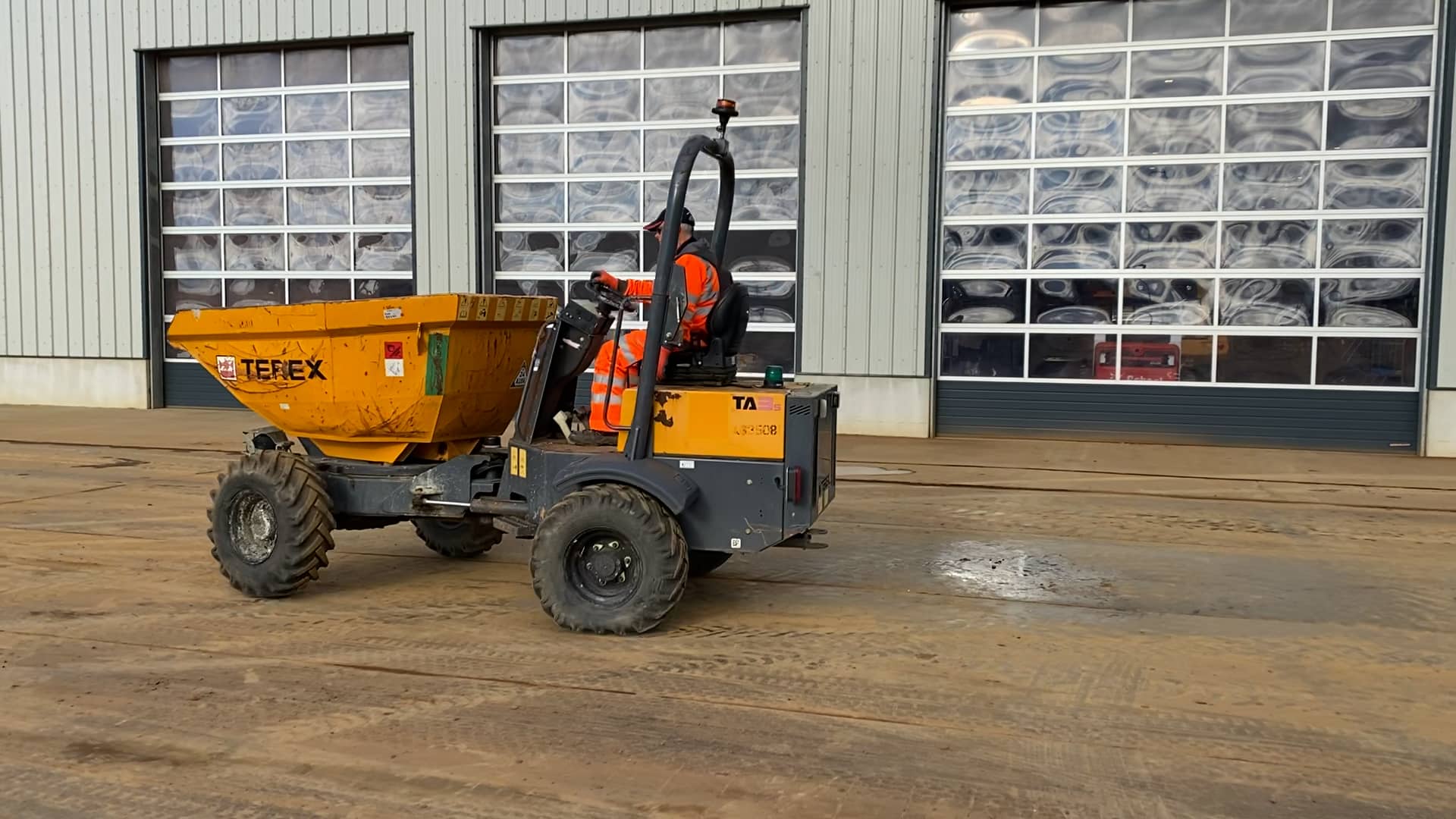 2014 Terex TA3S 3 Ton Swivel Skip Dumper- Leeds March 22 on Vimeo
