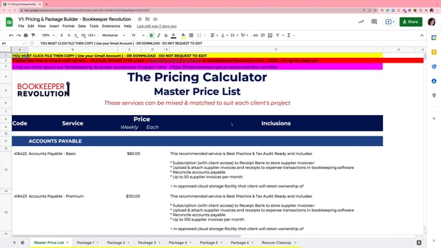 Pricing Calculator on Vimeo