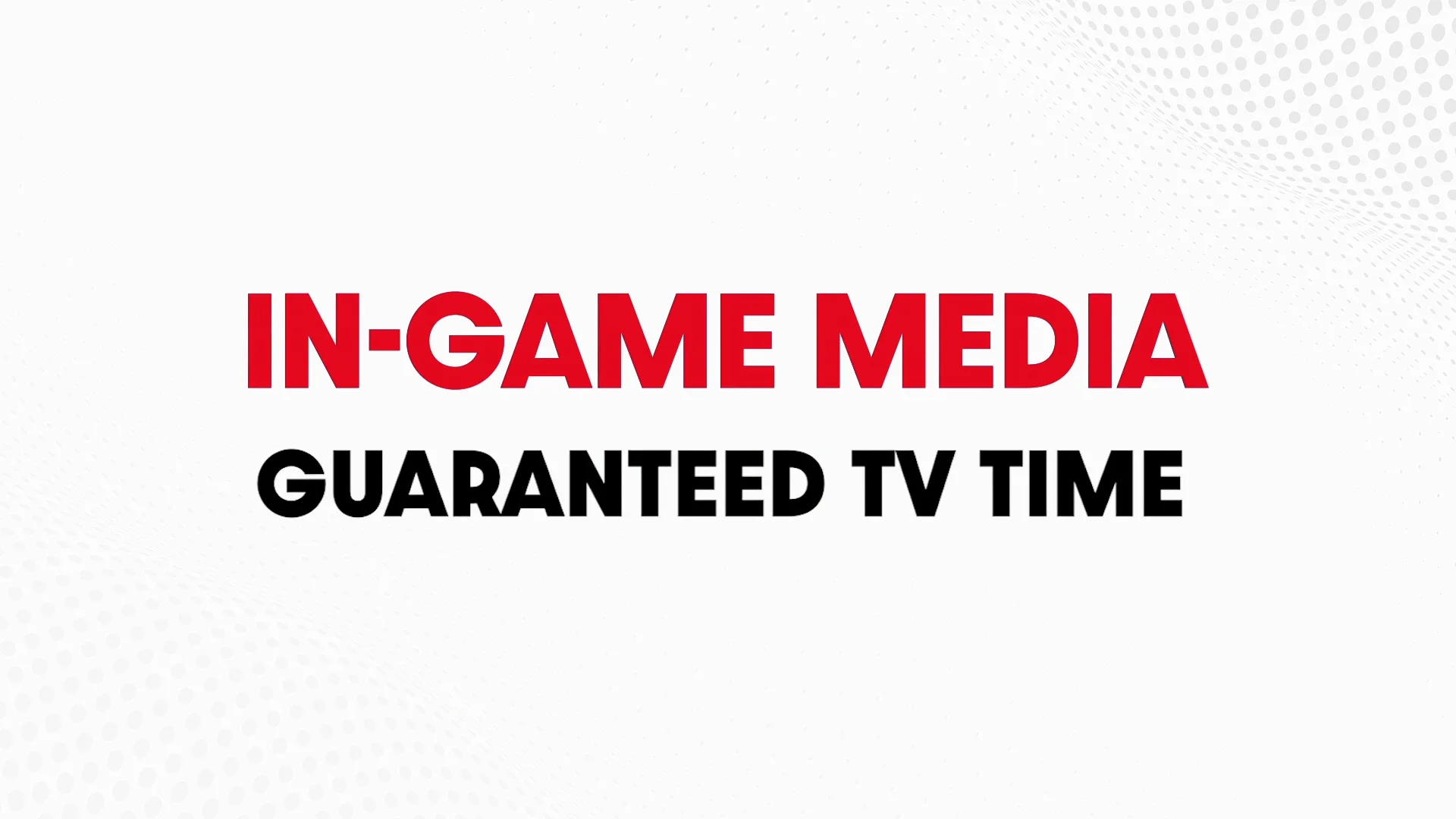 IN-GAME MEDIA on Vimeo