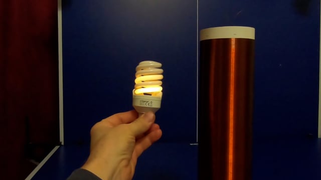 Tesla Coil Light Bulb Is On Spark Free Stock Video - Pixabay
