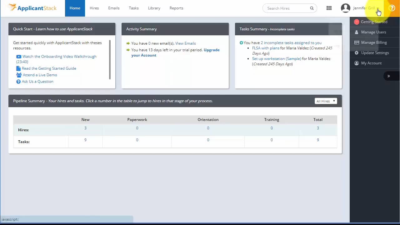 ApplicantStack Onboard Demo on Vimeo