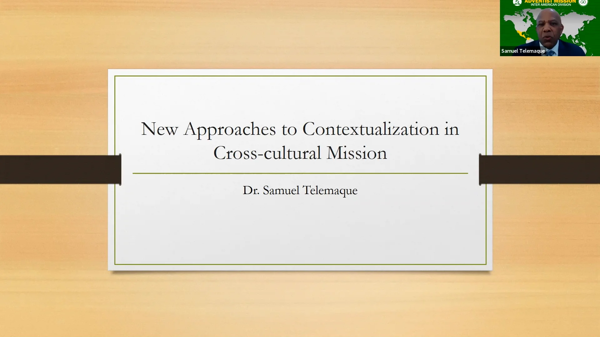 Mission 111 - Dr Samuel Telemaque - IAD