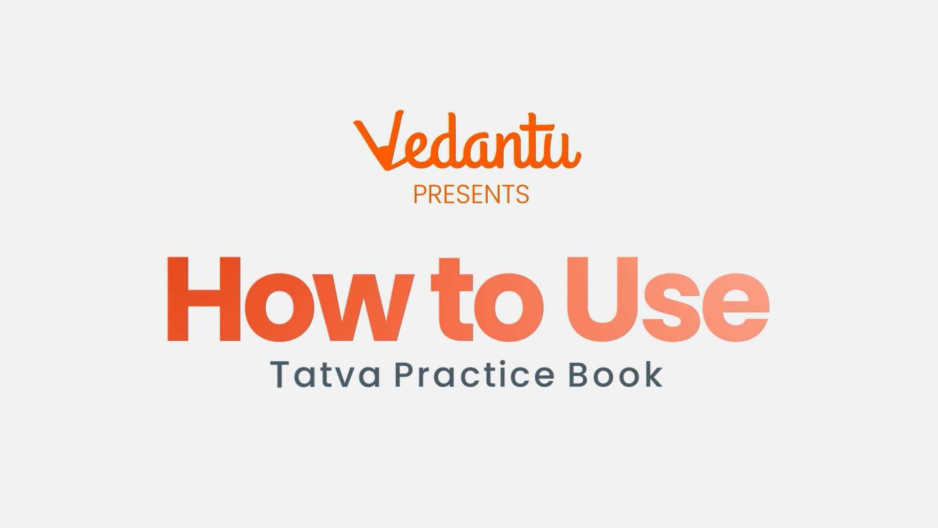 How to Use Vedantu's NEET Tatva Practice Book on Vimeo