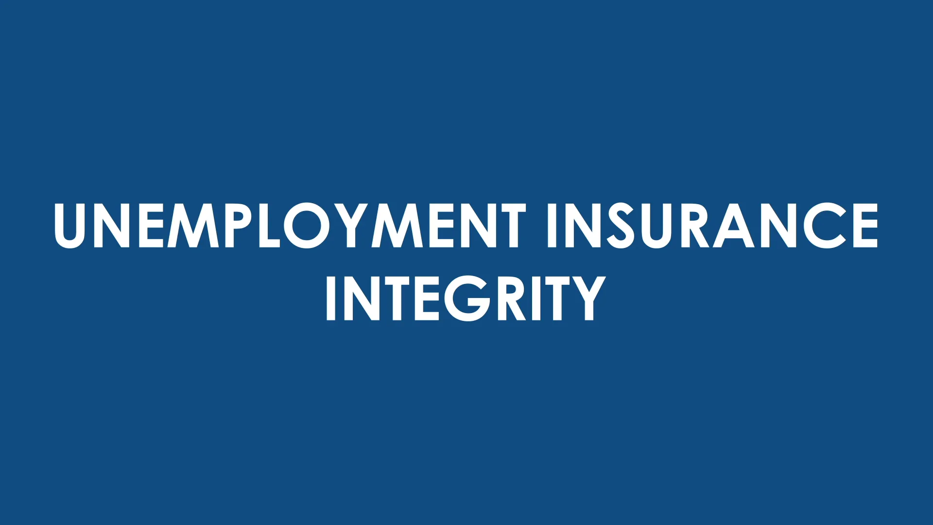 UI SIDES Videos - Unemployment Insurance Integrity on Vimeo
