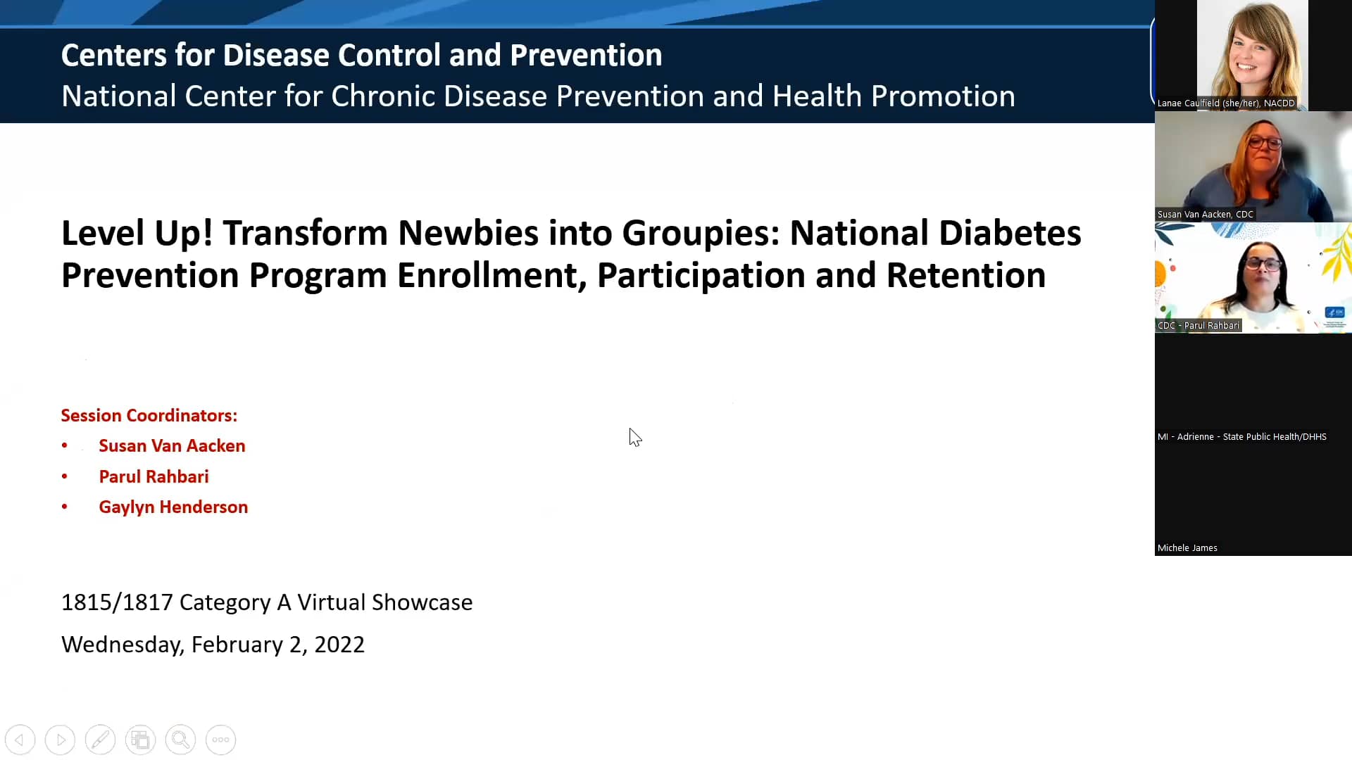 CDC Diabetes Showcase: Level Up! Transform Newbies into Groupies ...
