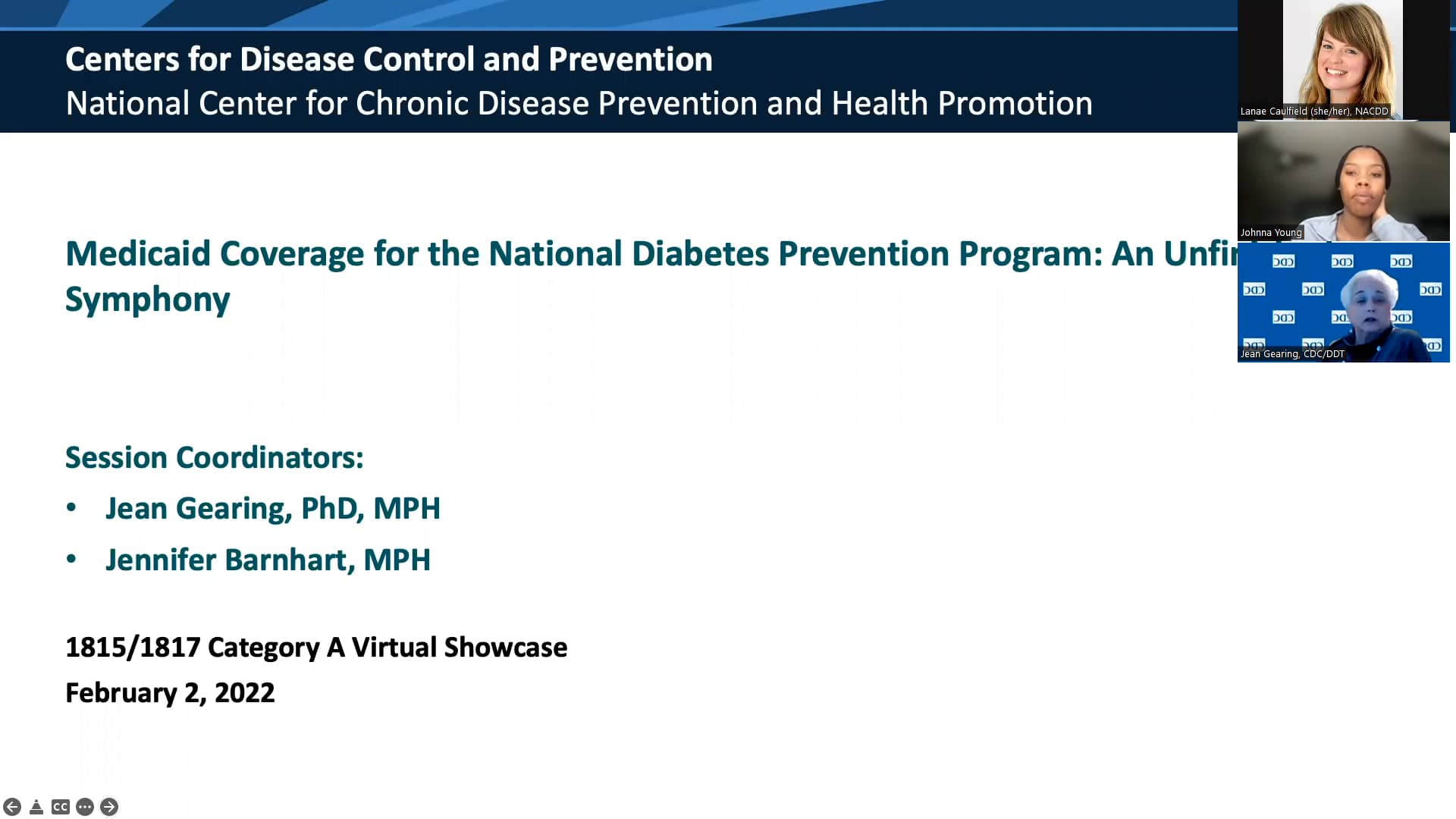 CDC Diabetes Showcase: Medicaid Coverage for the National DPP: The ...
