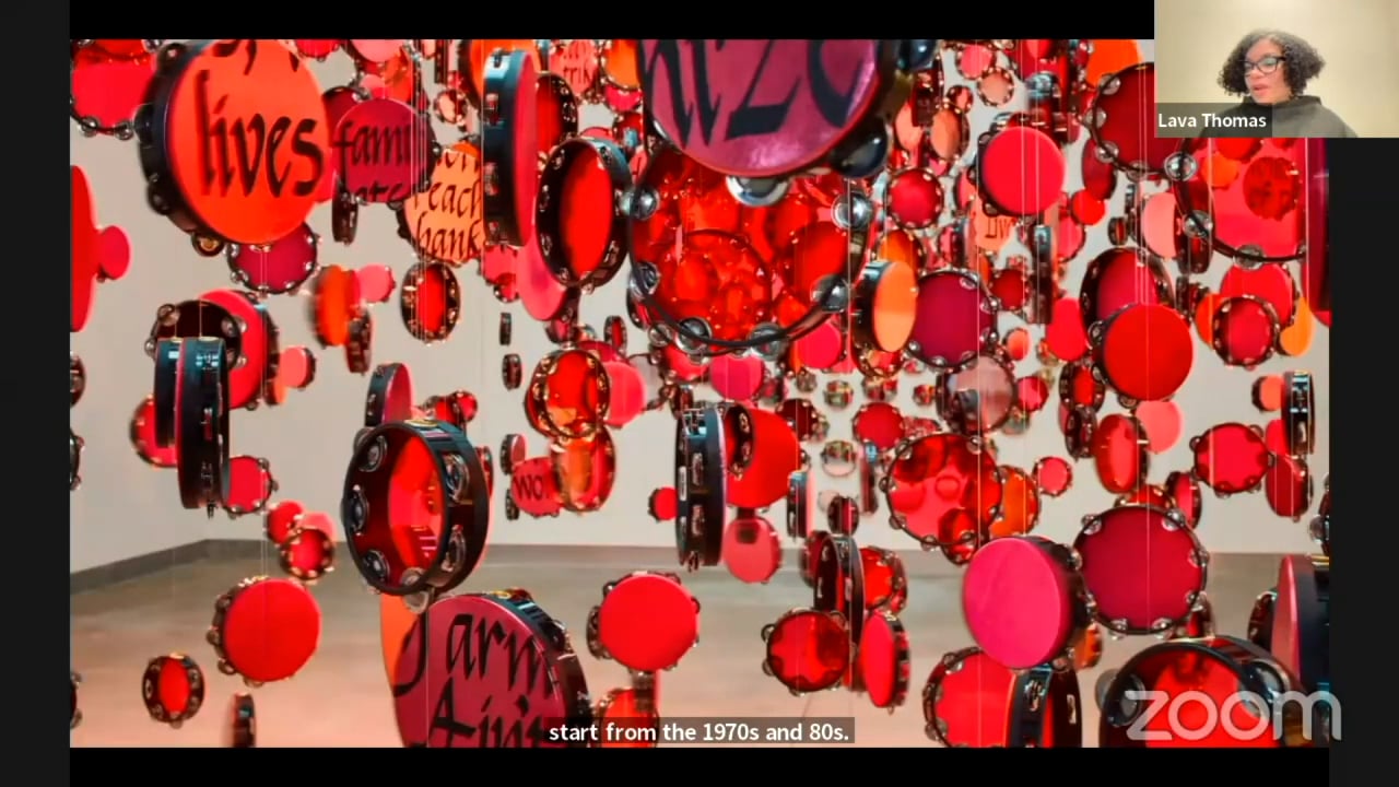 Lava Thomas Artist Lecture at Mills College - February 9, 2022 on Vimeo