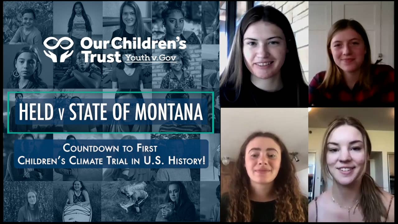 Held v. State of Montana: Countdown to First Children’s Climate Trial ...