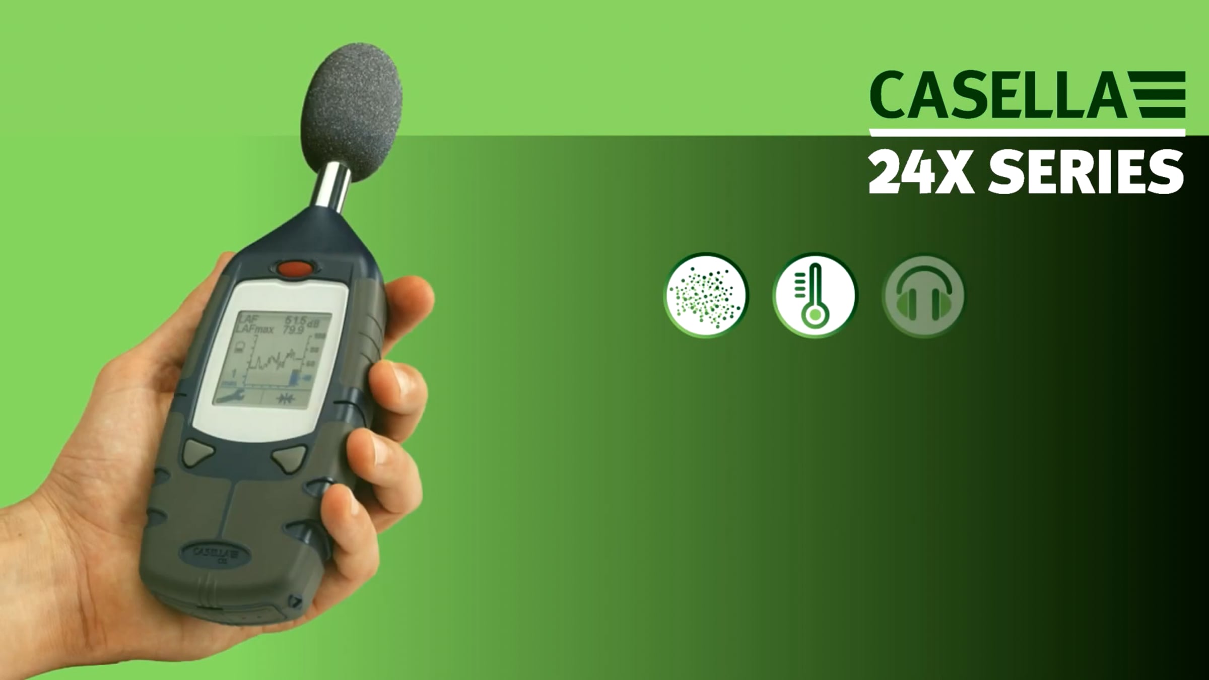 Casella's 24x Series Sound Level Meter