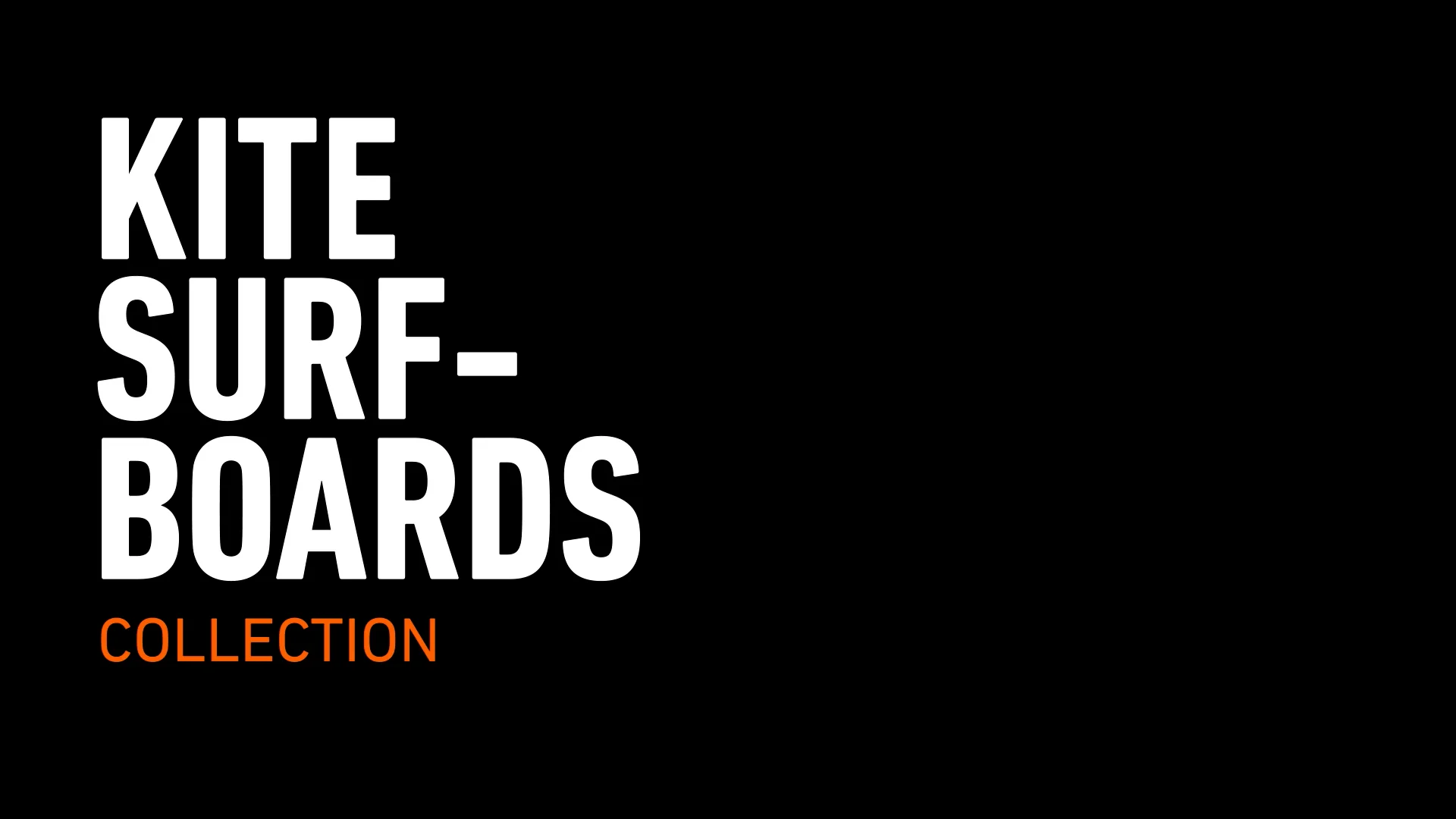 RRD KITE SURFBOARD COLLECTION Y27