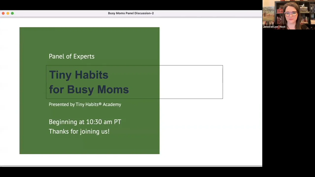 Tiny Habits for Busy Moms.mp4 on Vimeo