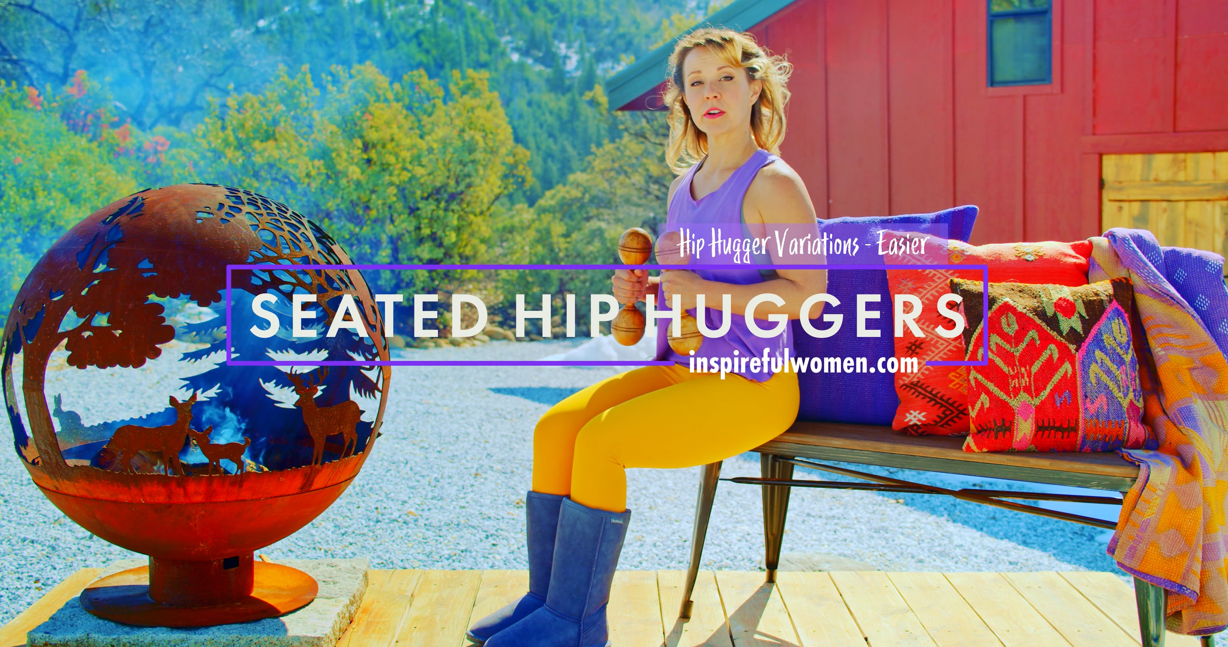 Seated dumbbell hip hugger rear delt exercise easier on Vimeo