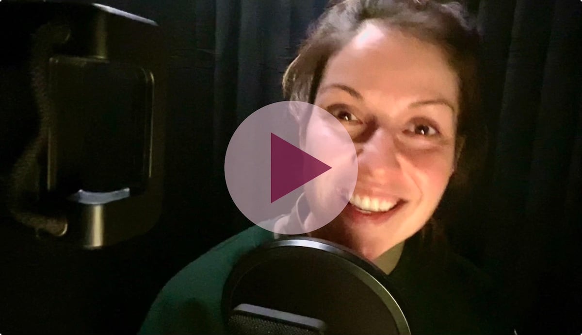 In the Booth: Meet the narrator of the Lora Weaver mystery series. on Vimeo