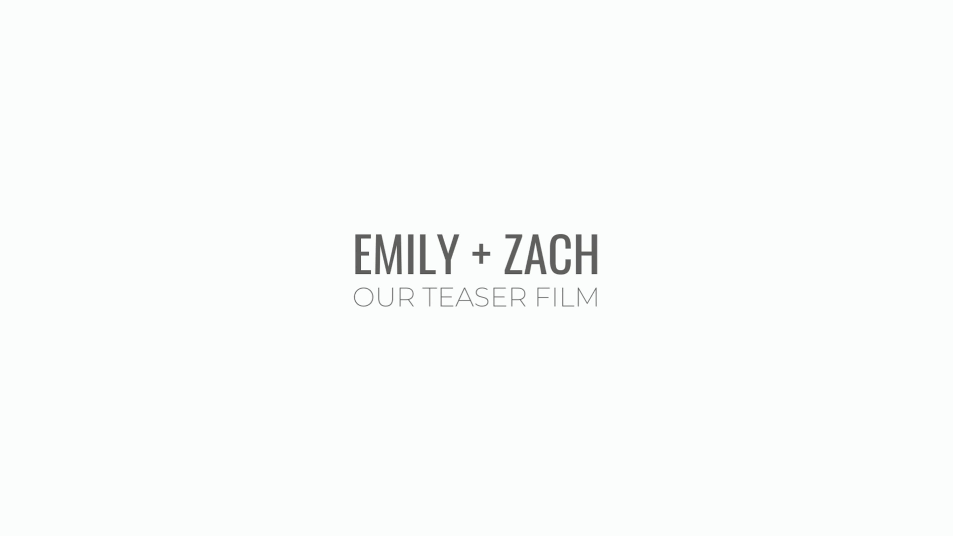 Emily + Zach | The Teaser Film on Vimeo