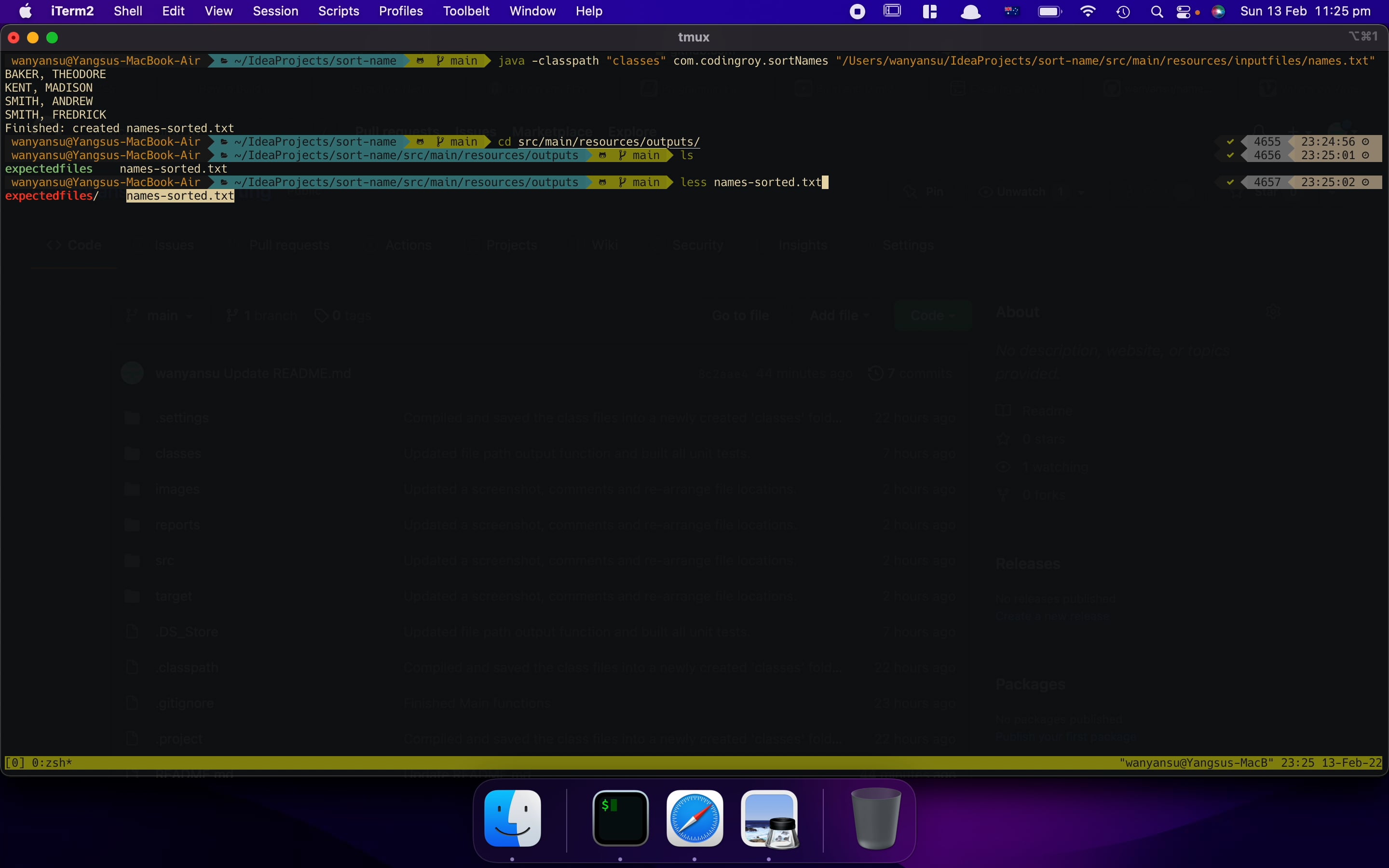 Sort List of Names Program on Vimeo