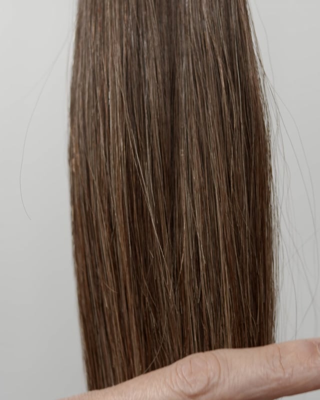 1B/4 Duo Tone Straight Cylinder Hair Extensions By Aqua