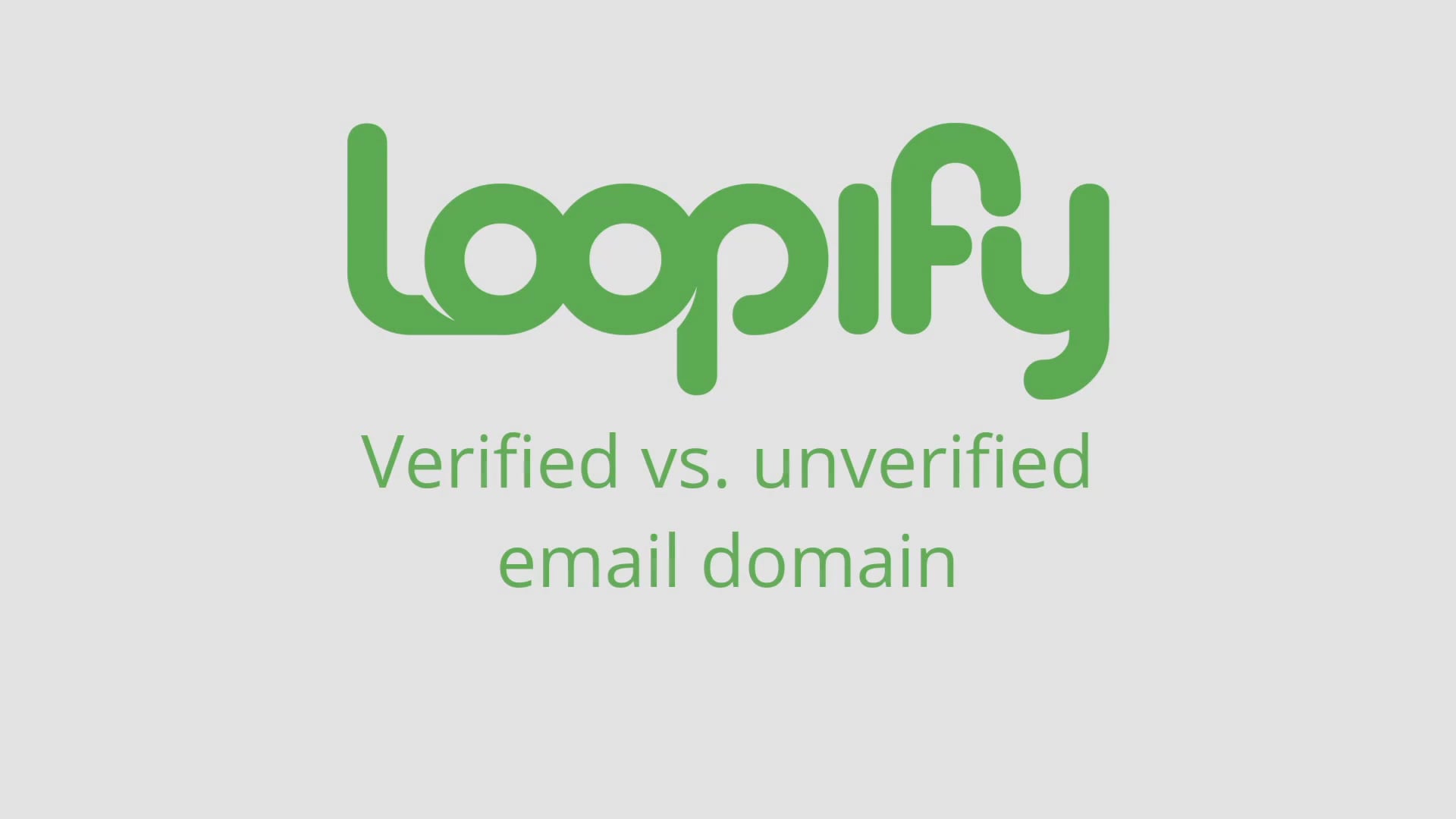 verified vs unverified email domain on Vimeo