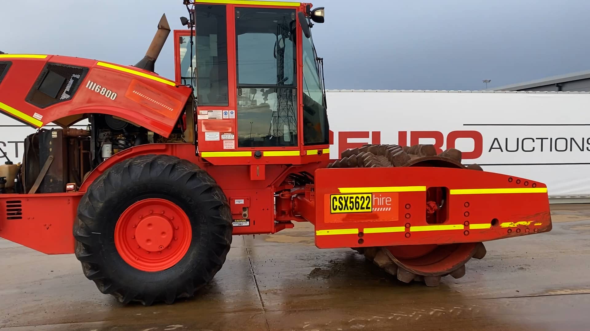2013 CAT CP76 Single Drum Padfoot Vibrating Roller - Leeds March 22 on ...