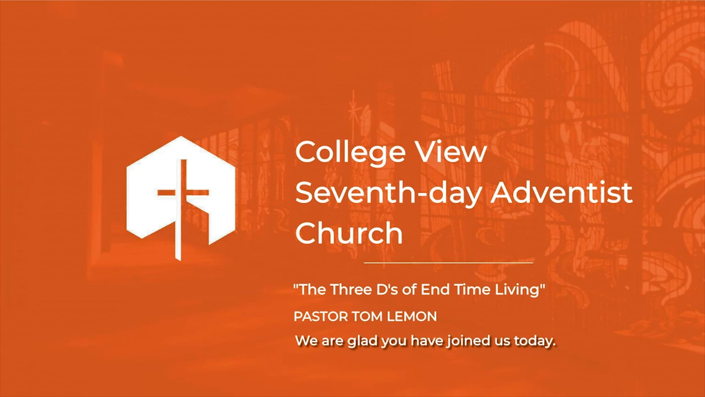22-02-12 "The Three D's of End Time Living" by Pastor Tom Lemon